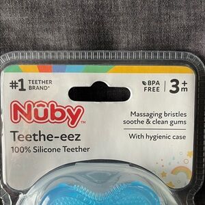 Nuby | Other | Nuby Blue Silicone Teether | Poshmark